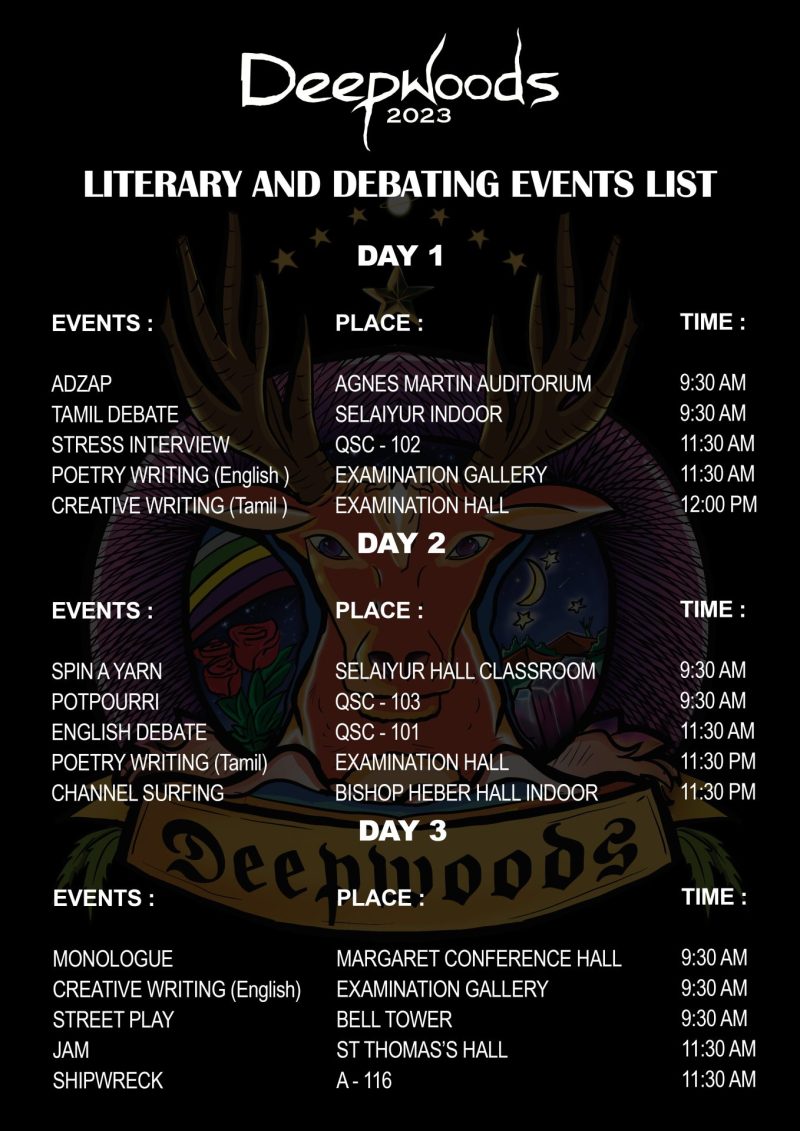 Deepwoods 2023 - Welcome to MCC