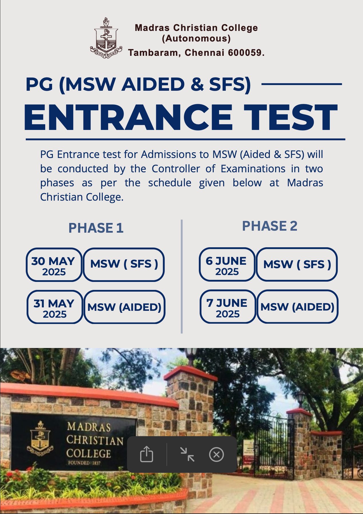 Admission 2025-2026 - Welcome to MCC